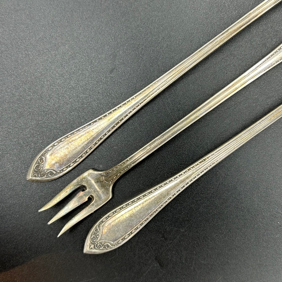 Antique Oneida Community Plate Sheraton Cocktail Forks Lot of 3 | eBay