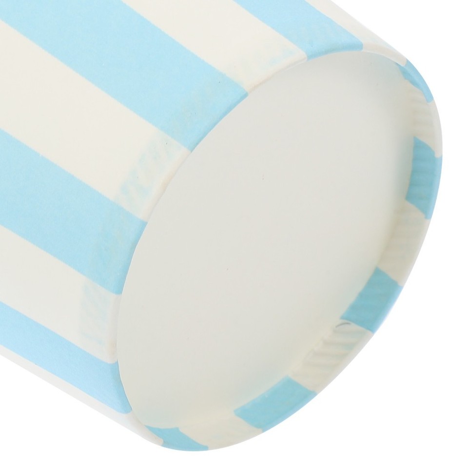 50PCS Blue Stripe Paper Baking Cups for Cupcake Decorating and Treats ...
