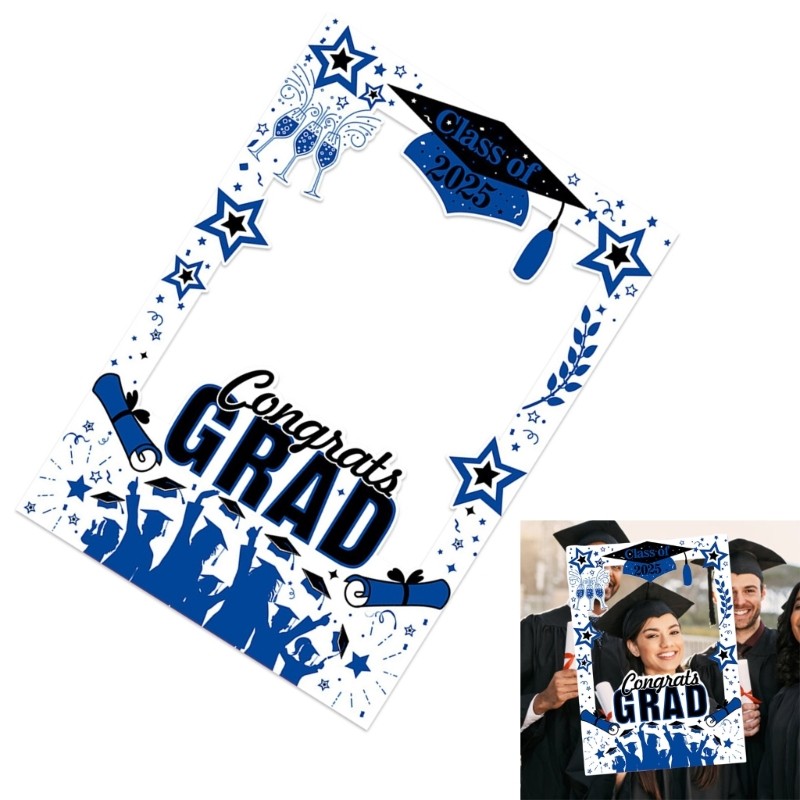 2025 Graduation Season Decoration Paper Photo Frame Photography Props ...