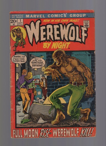 Werewolf by Night #1 - Mark Jewelers Insert - Spotlight #4 Story - Low ...