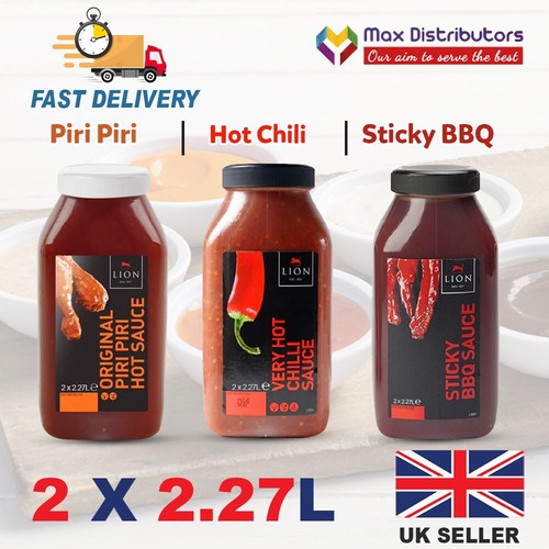 Lion Sticky BBQ - Very Hot Chilli - Original Piri Piri Sauce 2x2.27L ...