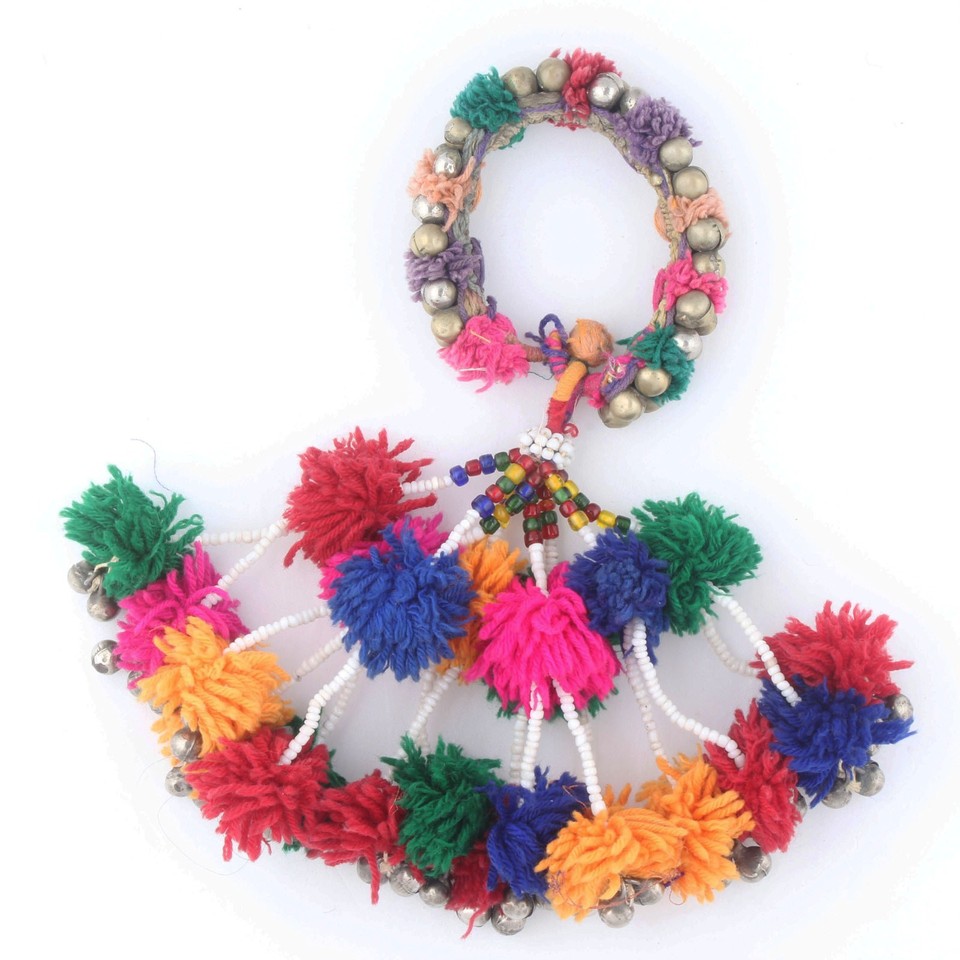 Beaded Banjara Armlet With Tassels Ethnic Tribal Belly Dance Costume ...