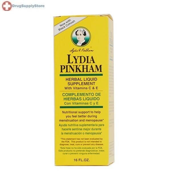 Lydia Pinkham Herbal Liquid Supplement 16oz 038485502160a920 for sale ...