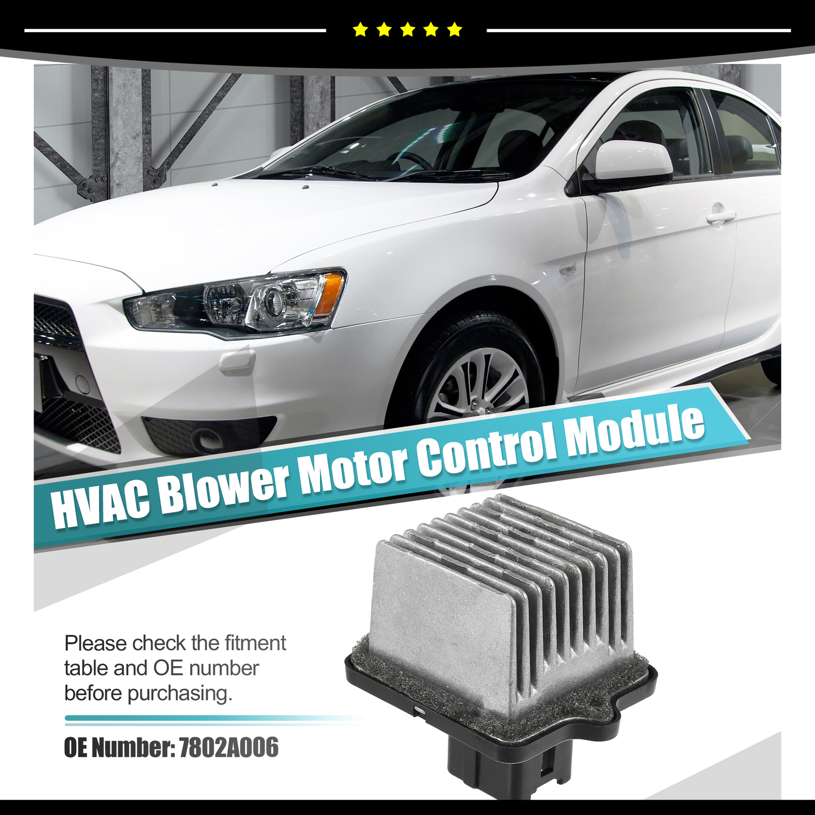 Piece of 1 HVAC Blower Motor Module Resistor 7802A006 fit for ...