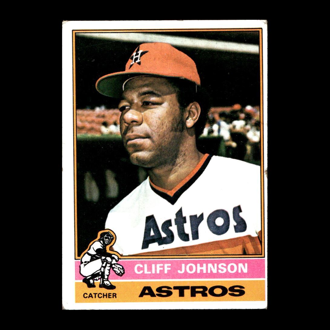 Cliff Johnson 1976 Topps Houston Astros #249 Set Filler! | eBay