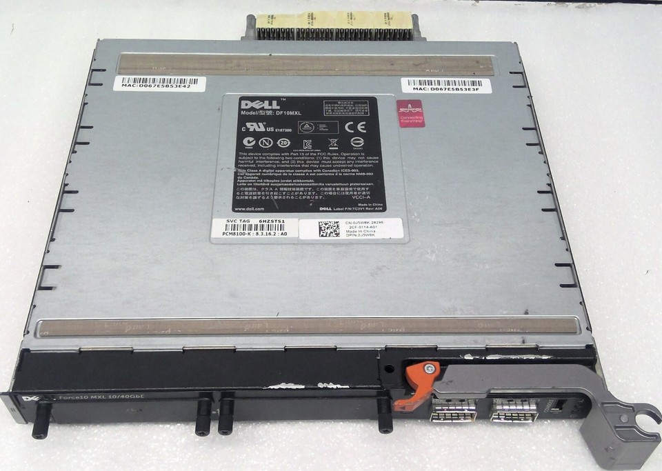 Dell 7N58N FORCE10 MXL 10/40GBE M1000E Blade switch | eBay