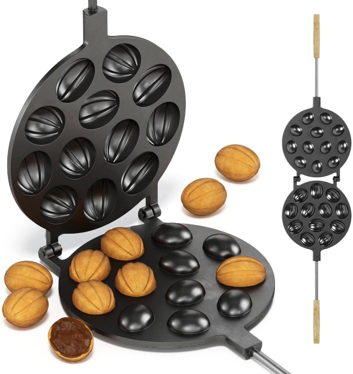 Heavy Oreshki Mold Oven Cookies Maker Oreshnitsa 12 Nuts Oreshki with ...