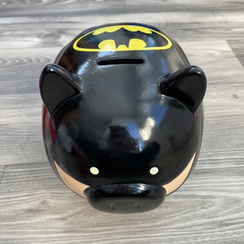 DC Comics Batman Pig Bat Pig Ceramic Coin Money Piggy Bank | eBay