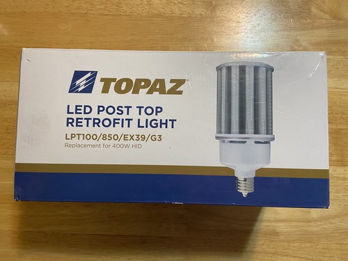 TOPAZ LED POST TOP RETROFIT LIGHT LPT100/850/EX39/G3 100 Watts/5000K | eBay