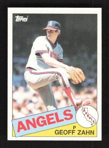1985 Topps Baseball Geoff Zahn #771 California Angels | eBay