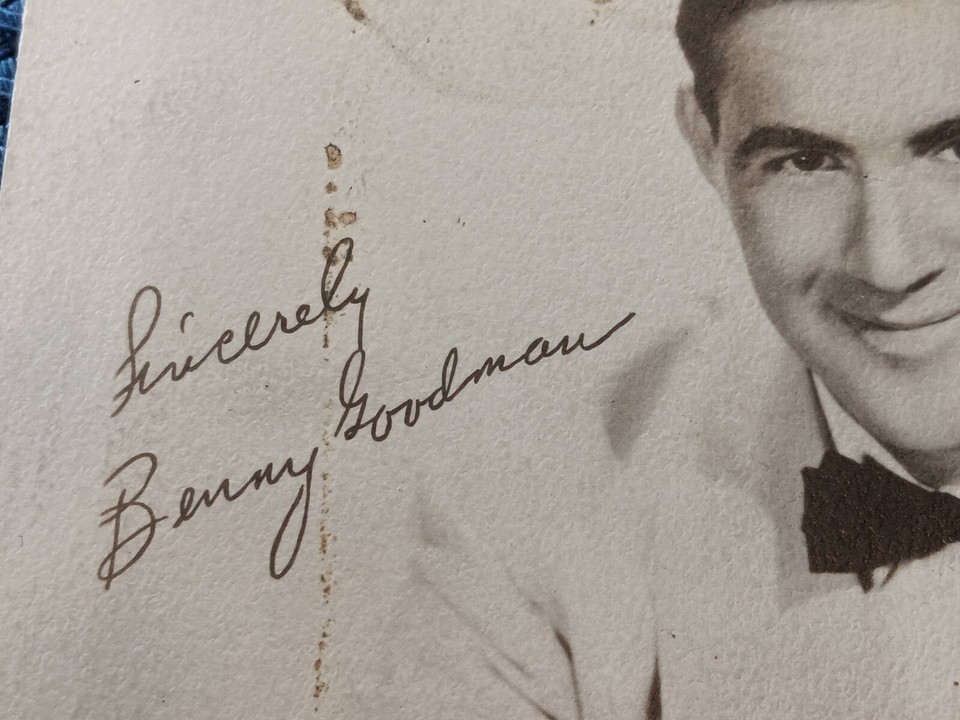 1940s Autograph Photograph Benny Goodman Jazz Musician | eBay