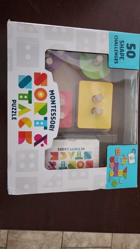 sort stack puzzle montessori | eBay