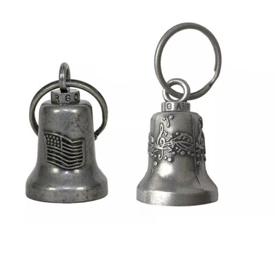 Gun Metal USA FLAG MUSICAL Motorcycle Guardian3D Bell Biker hanger ...