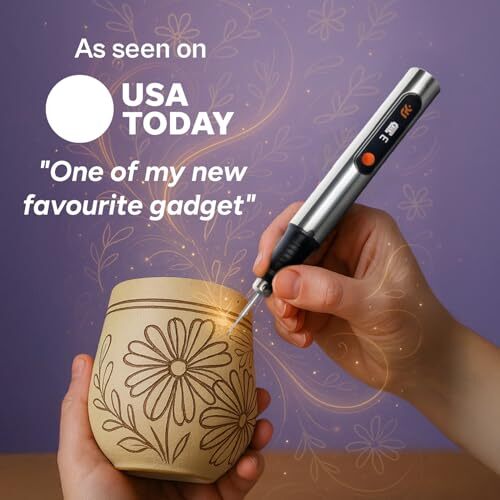 Customizer Resparked Engraving Pen (Formerly Culiau): Ultimate Cordless ...