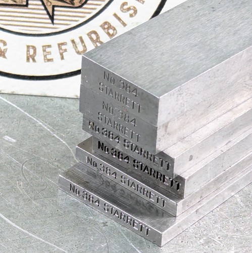 Starrett Parallels №384 3 Matched Pairs Vintage USA Made Machinist Tool ...