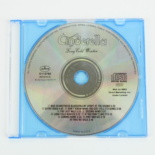 Vintage Cinderella Night Songs & Long Cold Winter CD | eBay