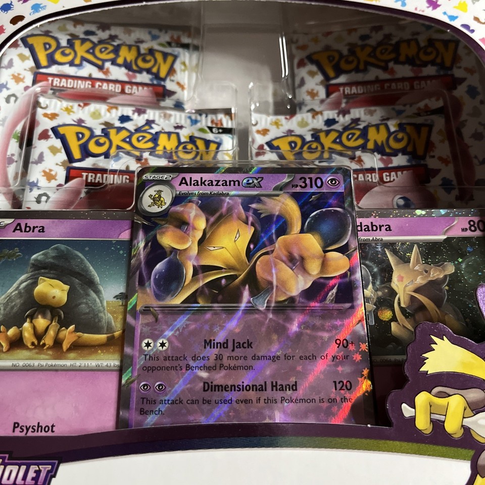 Pokémon Scarlet & Violet 151 Alakazam ex Collection Booster Box TCG New ...