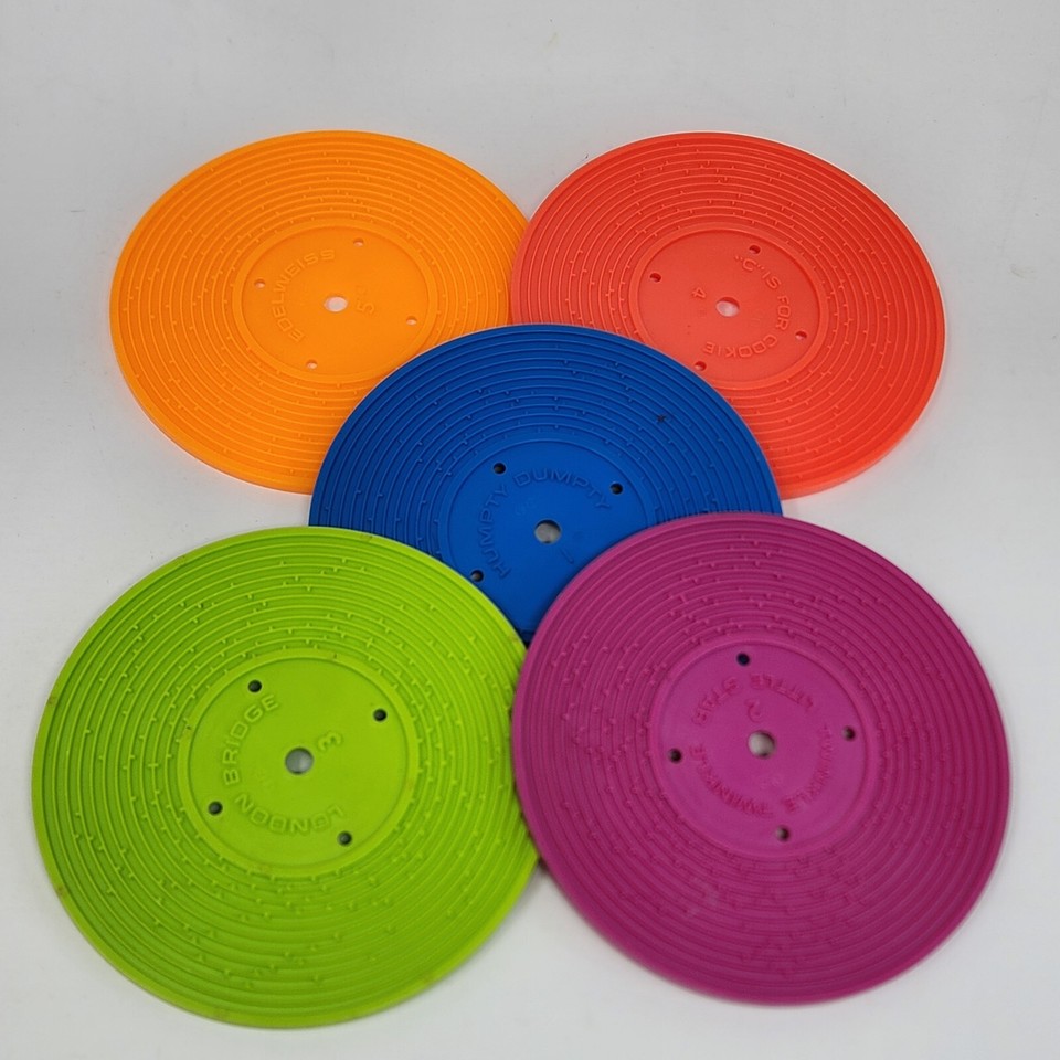 VINTAGE 1984 FISHER PRICE SESAME STREET MUSIC BOX RECORD PLAYER # 995 ...