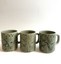 Vintage Ceramic Mugs Tulip Drip Glaze Set Of 3 SKUA1 | eBay