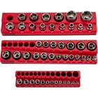 Magnetic Socket Organizer Set 3PC Socket Holder 1/4'' 3/8'' 1/2'' SAE ...