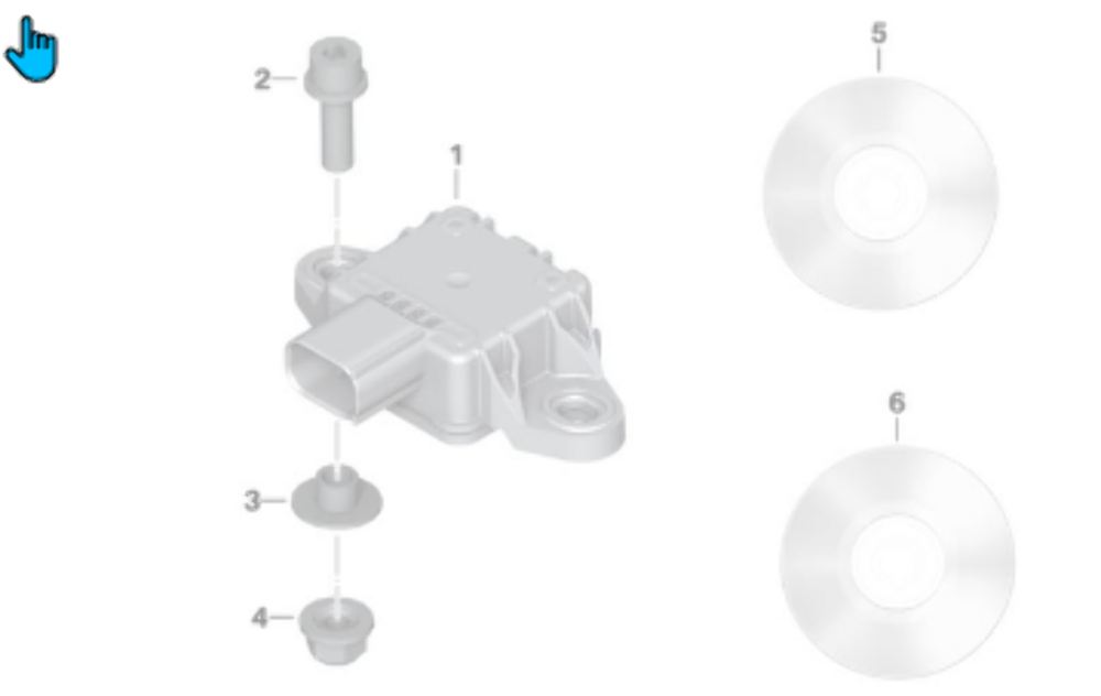 BMW Genuine Motorcycle ECUS Modules / Engine Guard Bush K50 K51 K52 ...