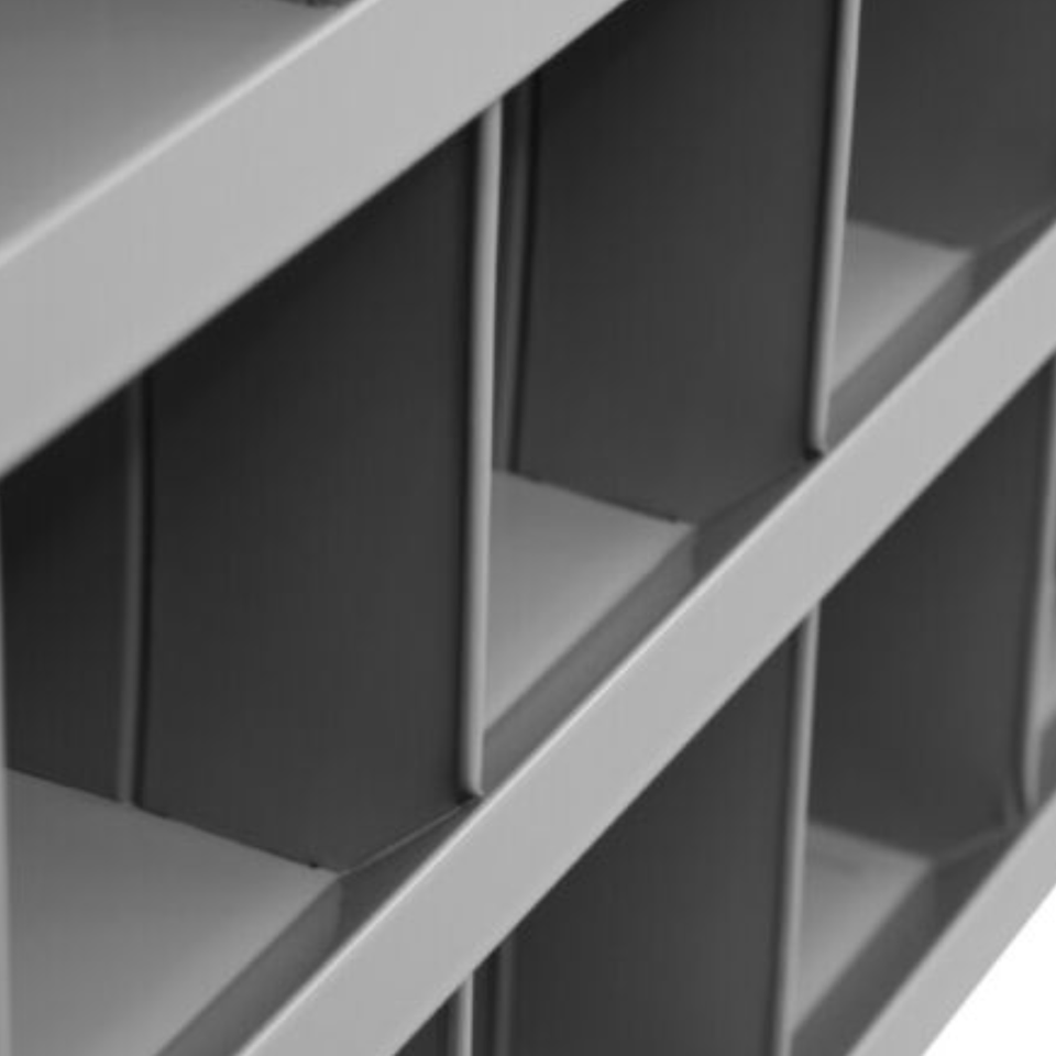 Metal 40 Hole Storage Bolt Bin Cabinet Compartment Nuts Bolts Fasteners ...