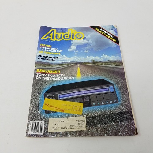 Vintage July 1984 Audio Magazine High Fidelity Electronics ...