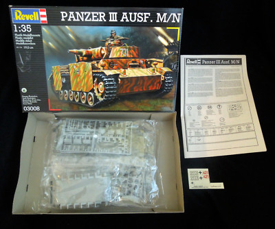 PANZER III Ausf.M/N Pz.Kpfw.III 1/35 Revell 03008 plastick kit model ...