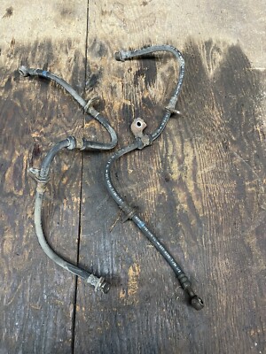 94-01 Acura Integra Front Brake Line Set LH RH Rubber lines Brackets | eBay