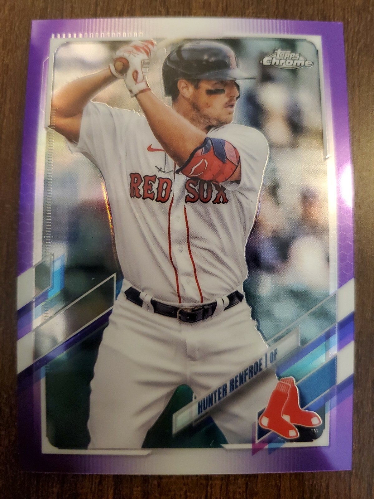 Hunter Renfroe 2021 Topps Chrome Purple Parallel Refractor #USC31 | eBay