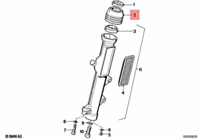 BMW Fork Slider Telefork Boot Cup R45 R65 LS T R80 /7 RT ST R100 CS RS ...