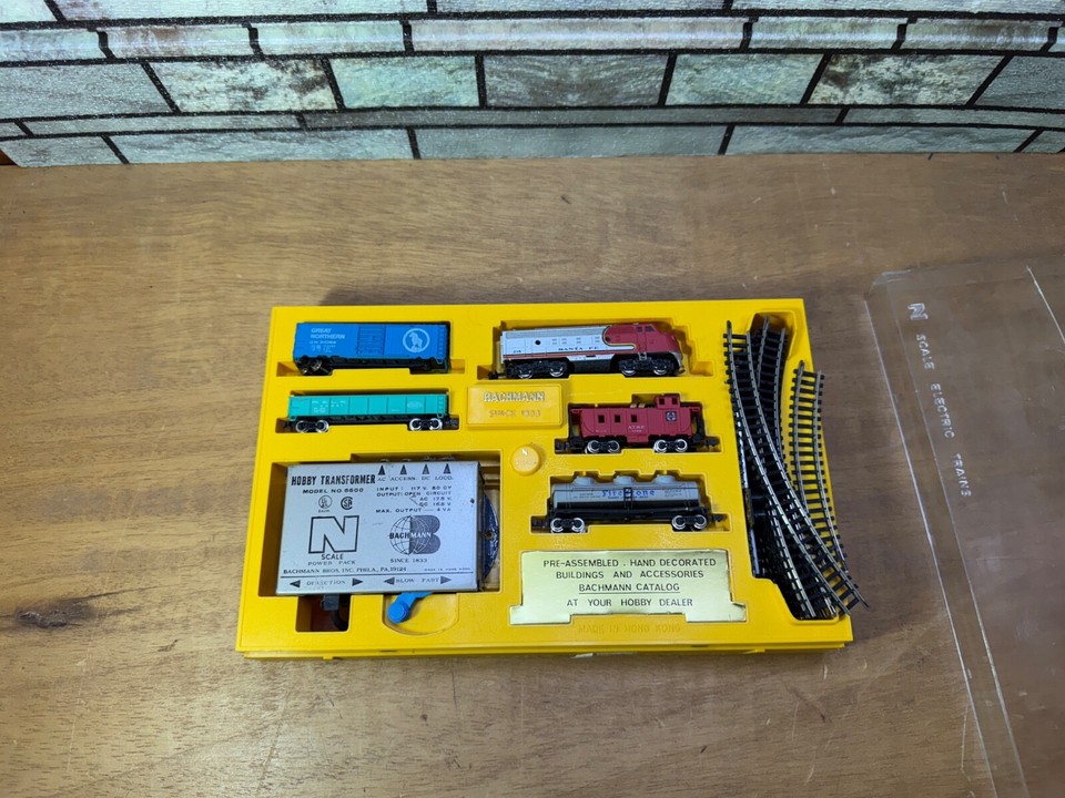 Bachmann "N" Scale Electric Train Set, Transformer 6600, Ship Daily Insured | eBay