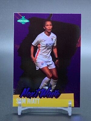 2021 Parkside NWSL Next Wave Blue #NW10 SAM HIATT OL Reign | eBay
