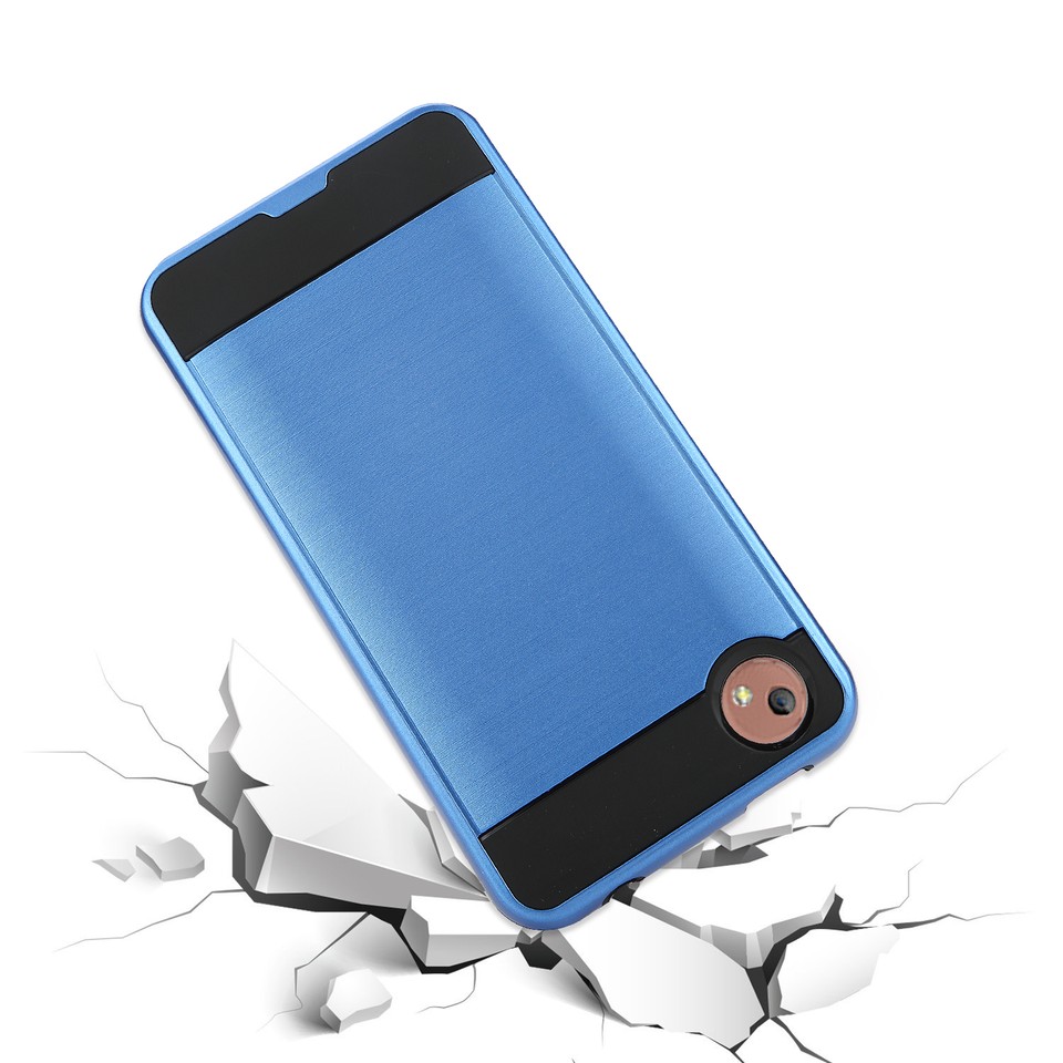 For BLU Dash G (D490U) Rugged Hybrid Matte Tough Case Cover + Screen ...