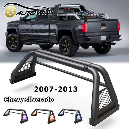Adjustable Sport Bar Truck Bed Chase Rack Roll Bar For 1999-2025 Chevy ...