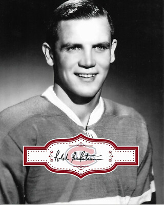 RALPH BACKSTROM Autographed Signed 8 x 10 Hockey Photo Montreal ...