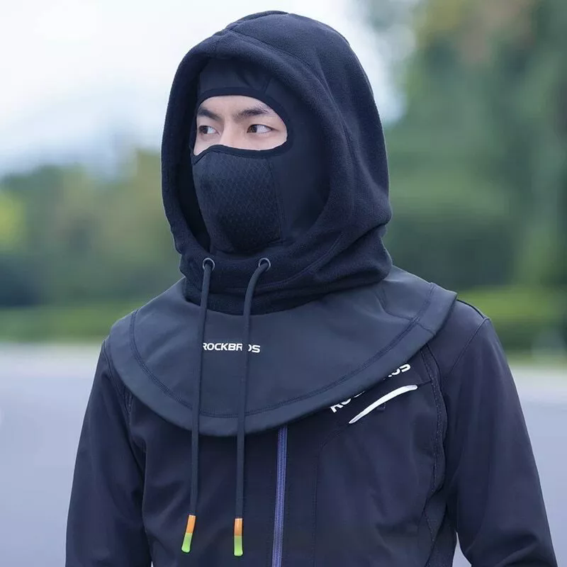 ROCKBROS Men's Ski Full Face Mask Thermal Winter Mask Fleece Cycling ...