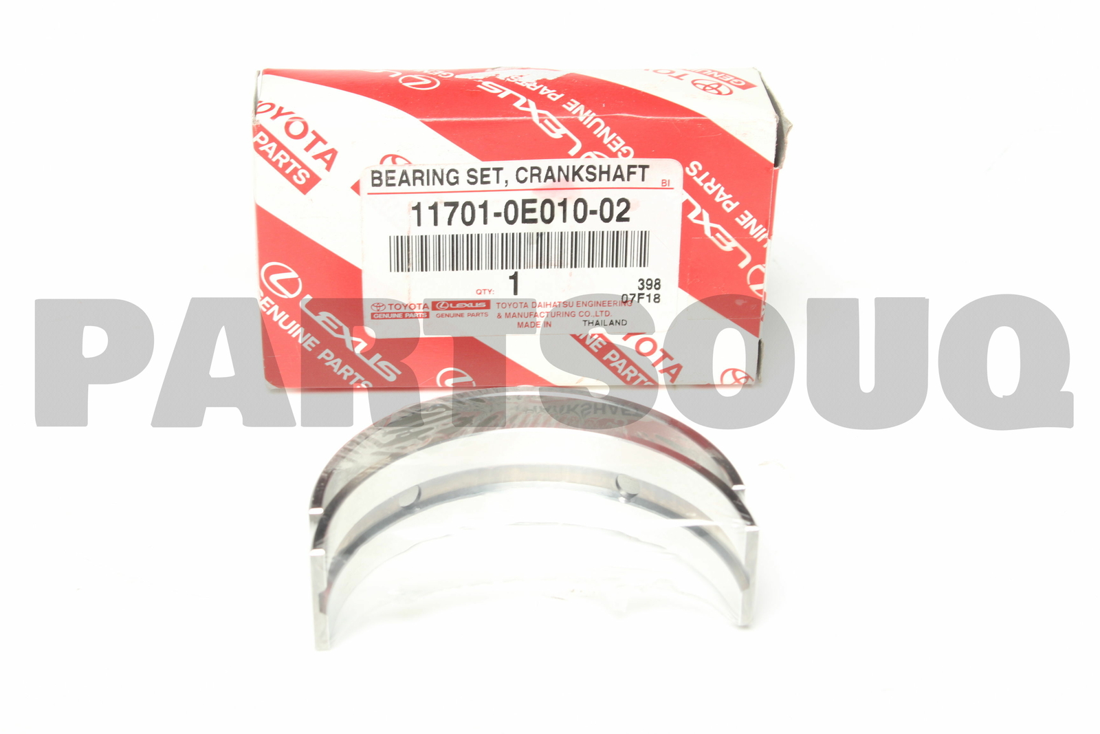 117010E01002 Genuine Toyota BEARING SET CRANKSH 11701-0E010-02 | eBay