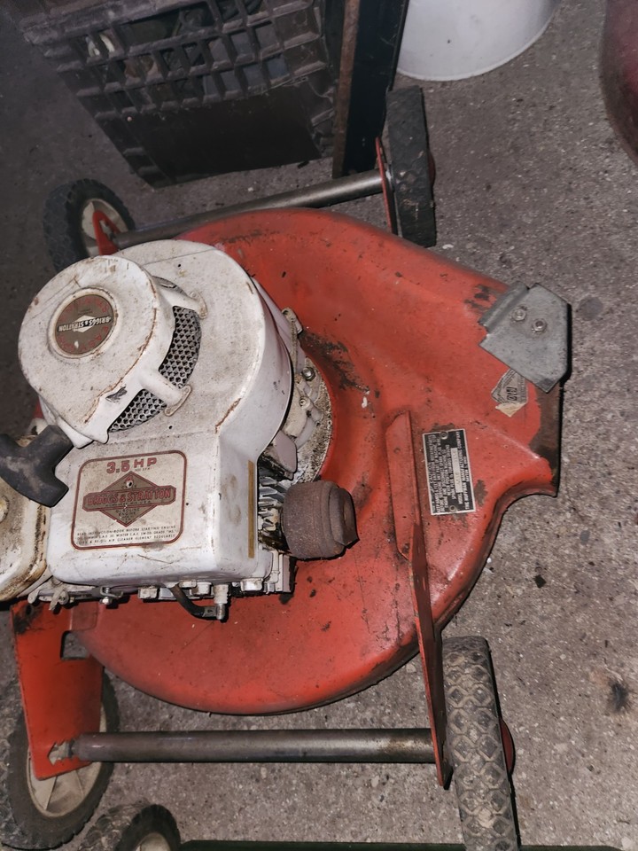 Rare Turflite Huffy 21 Vintage Briggs 3.5 Hp Push Mower Orange Usa ...