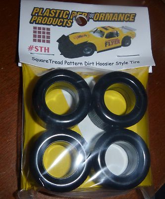 NASCAR STH 1/25 SQUARE TREAD HOOSIER DIRT TIRES SET STOCK CAR MODEL PPP ...