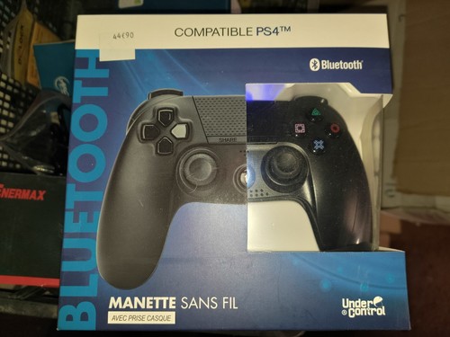 Manette UNDER CONTROL Manette PS4 sans fil Noire V2 | eBay