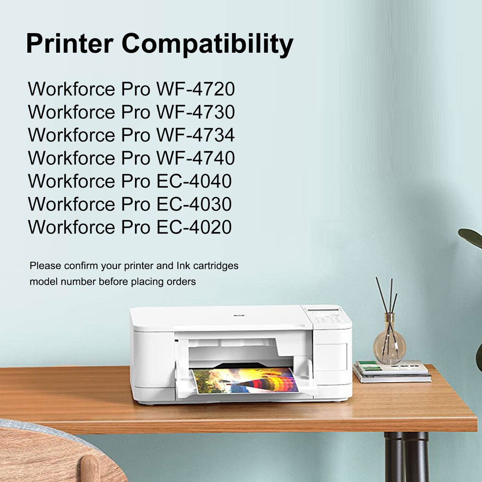 4PK Ink Cartridges for Epson 802 802XL use for WF-4734 WF-4740 WF-4730 ...