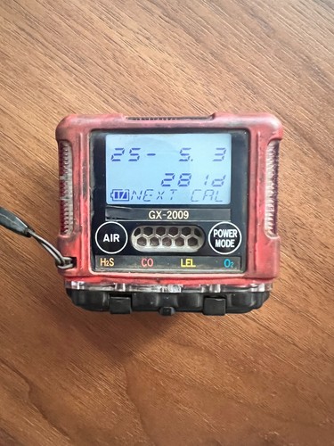 RKI Instruments Gx-2009 4 Gas Monitor (lel O2 H2s Co) for sale online ...