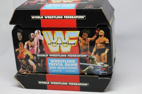 *GOOD FIND* WWF Lunch Box Trivia Game Vintage Unopened The Rock Rookie ...