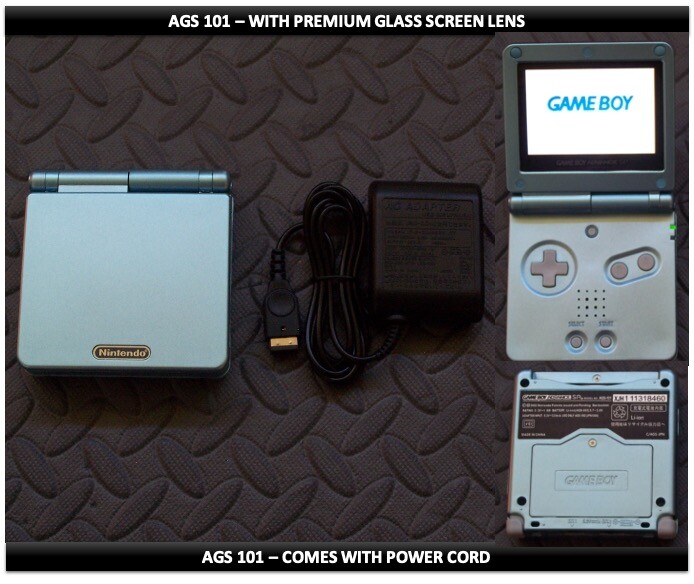 Nintendo Game Boy Advance GBA SP System AGS 101 IPS Brighter Screen ...