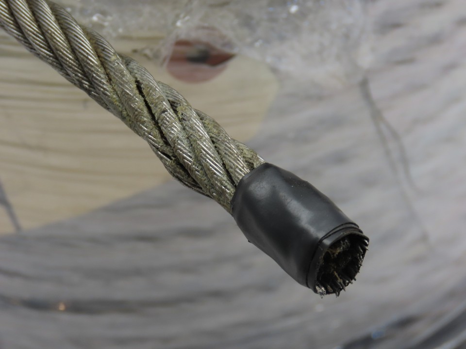 119 Feet of 6x37 Fiber Core 10MM Diameter Steel Cable Wire Rope | eBay