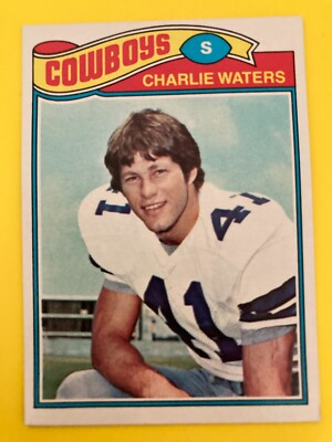 1977 TOPPS #15 FOOTBALL CHARLIE WATERS DALLAS COWBOYS 101922 | eBay