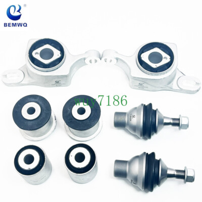 8 Front Lower Control Arm Bushings +Ball Joints Kit For Mercedes W166 ...