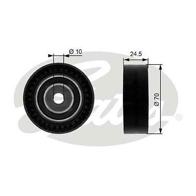 Gates Idler Pulley for Auxiliary Belt 38071 fits BMW X3 E83 3.0i xDrive ...