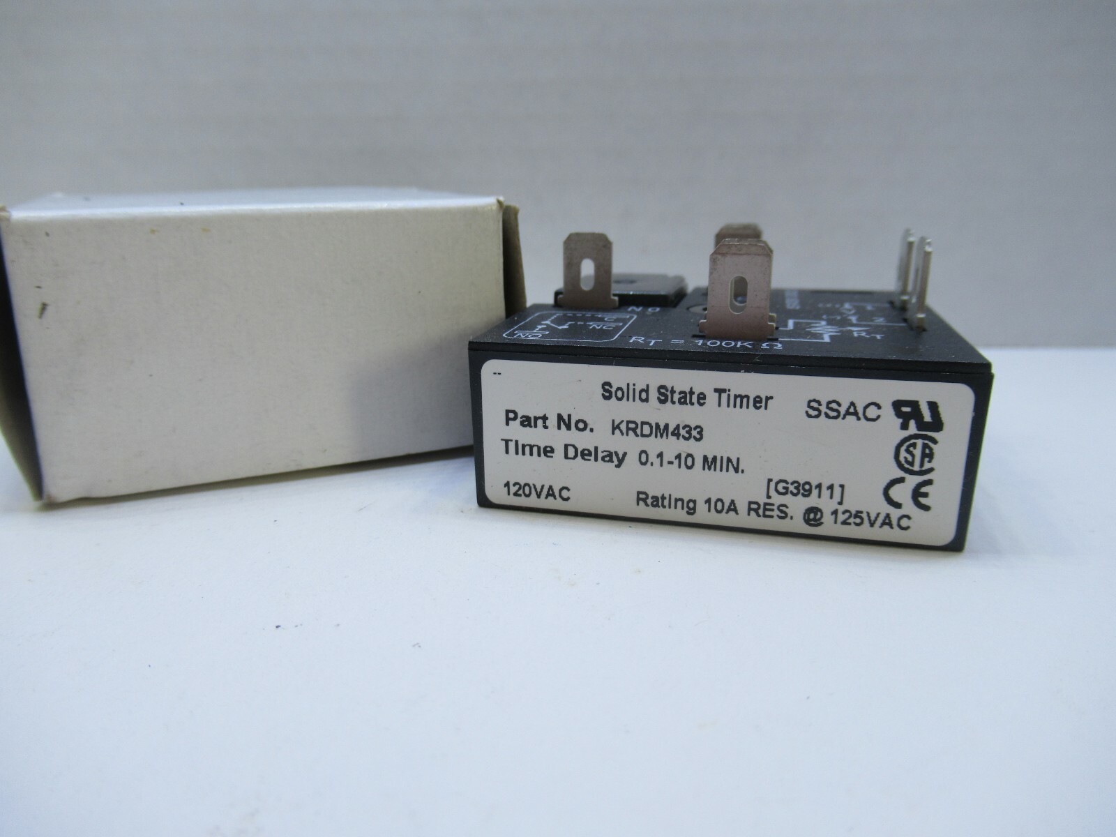 (NEW) ABB SSAC KRDM433 0.1-10Mi 120Vac Solid State Timer | eBay